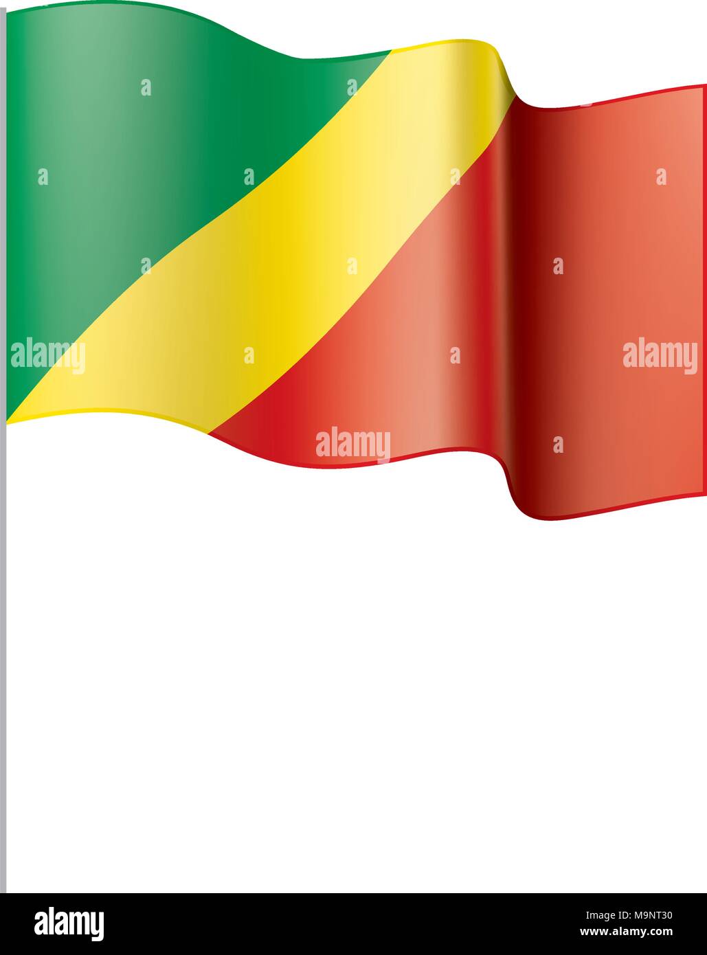 Congo Flag Vector Illustration Stock Vector Image And Art Alamy