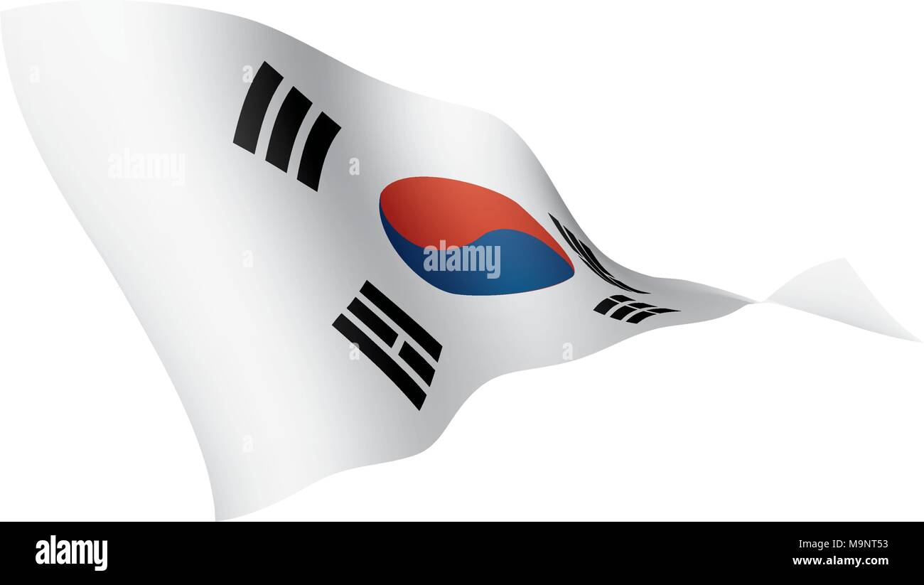 South Korean flag, vector illustration Stock Vector Image & Art - Alamy