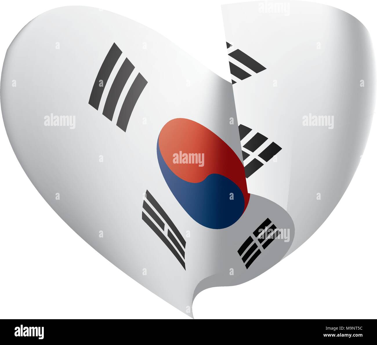 South Korean flag, vector illustration Stock Vector Image & Art - Alamy