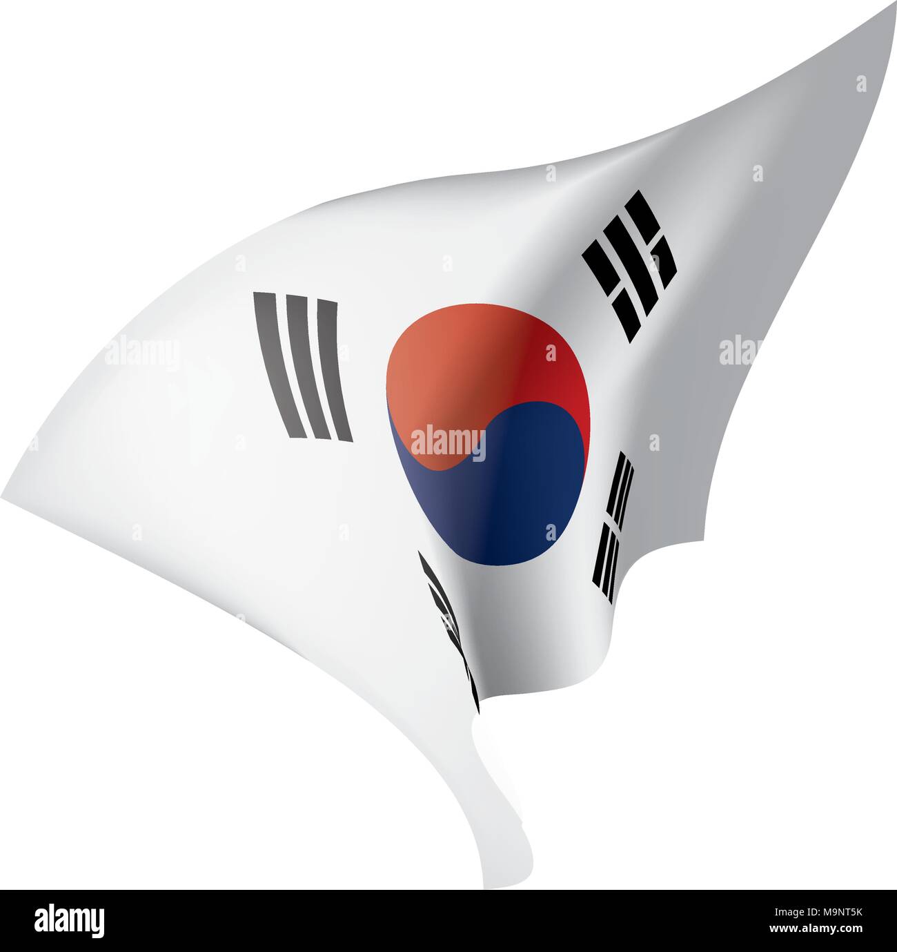 South Korean flag, vector illustration Stock Vector Image & Art - Alamy