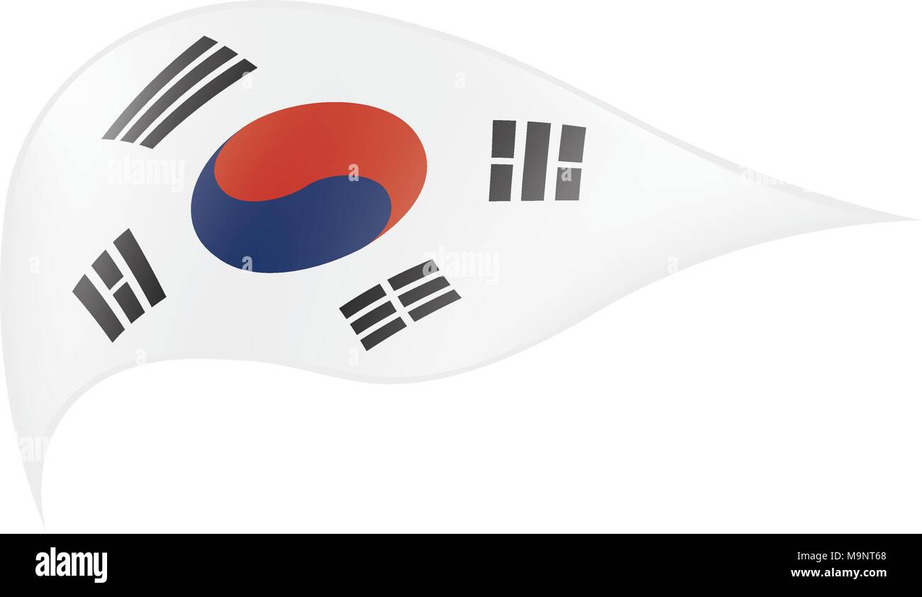 South Korean flag, vector illustration Stock Vector Image & Art - Alamy