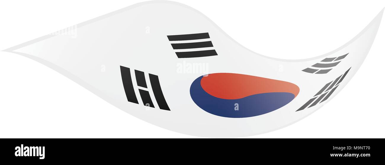 South Korean flag, vector illustration Stock Vector Image & Art - Alamy