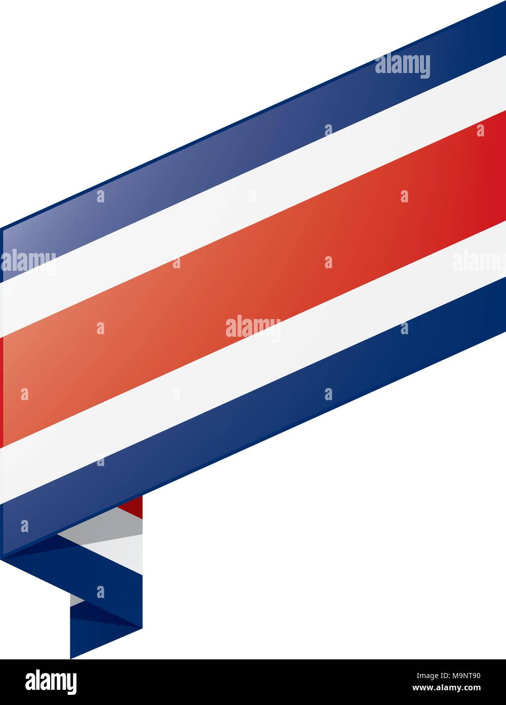 Costa Rica flag, vector illustration Stock Vector Image & Art - Alamy