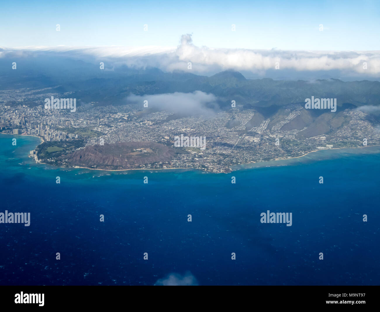Aerial honolulu hi-res stock photography and images - Alamy