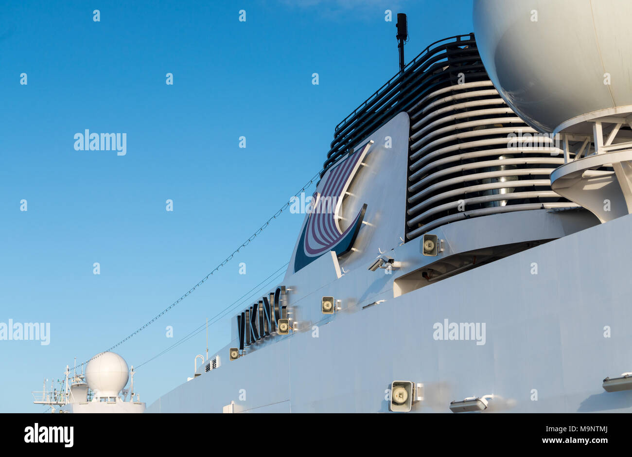 Funnel of cruise ship hi-res stock photography and images - Alamy