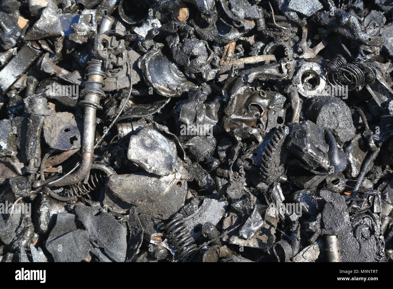 Metal trash for scrap Stock Photo - Alamy