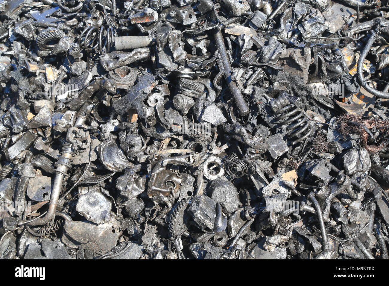 Metal trash for scrap Stock Photo - Alamy