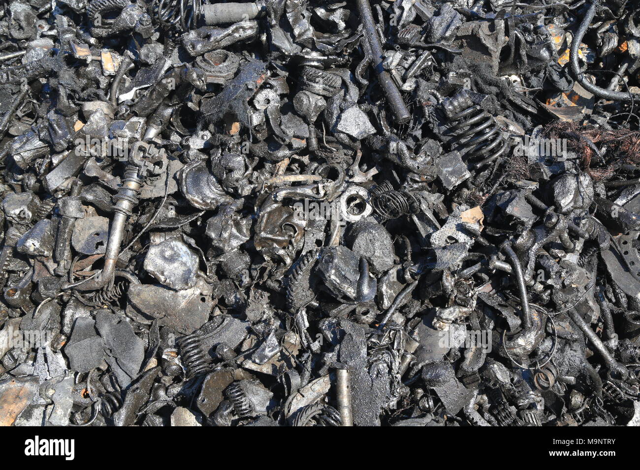 Metal trash for scrap Stock Photo - Alamy