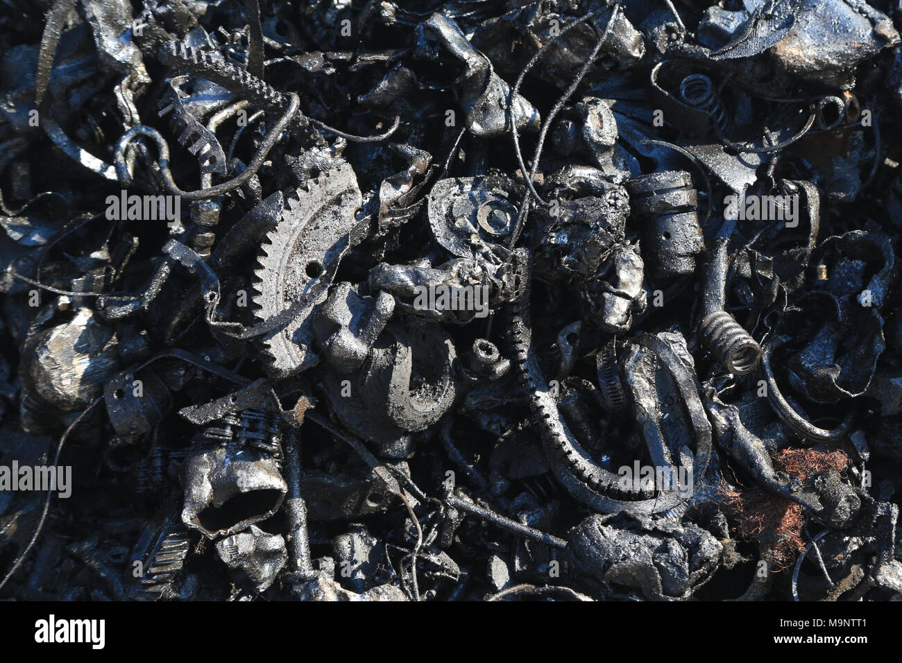 Metal trash for scrap Stock Photo - Alamy