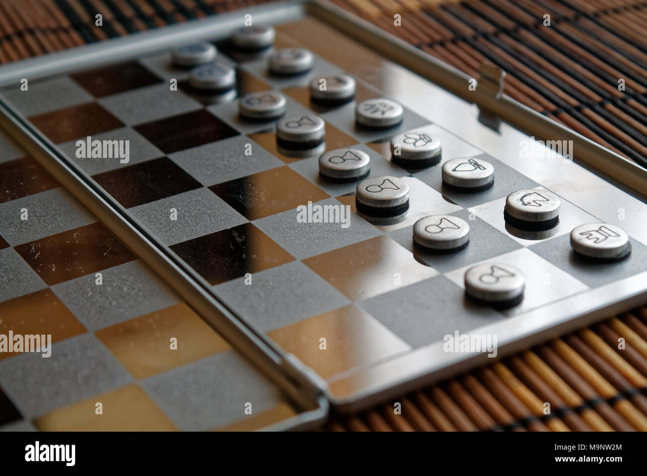 Black Steel Chess Pieces High Resolution Stock Photography and Images ...