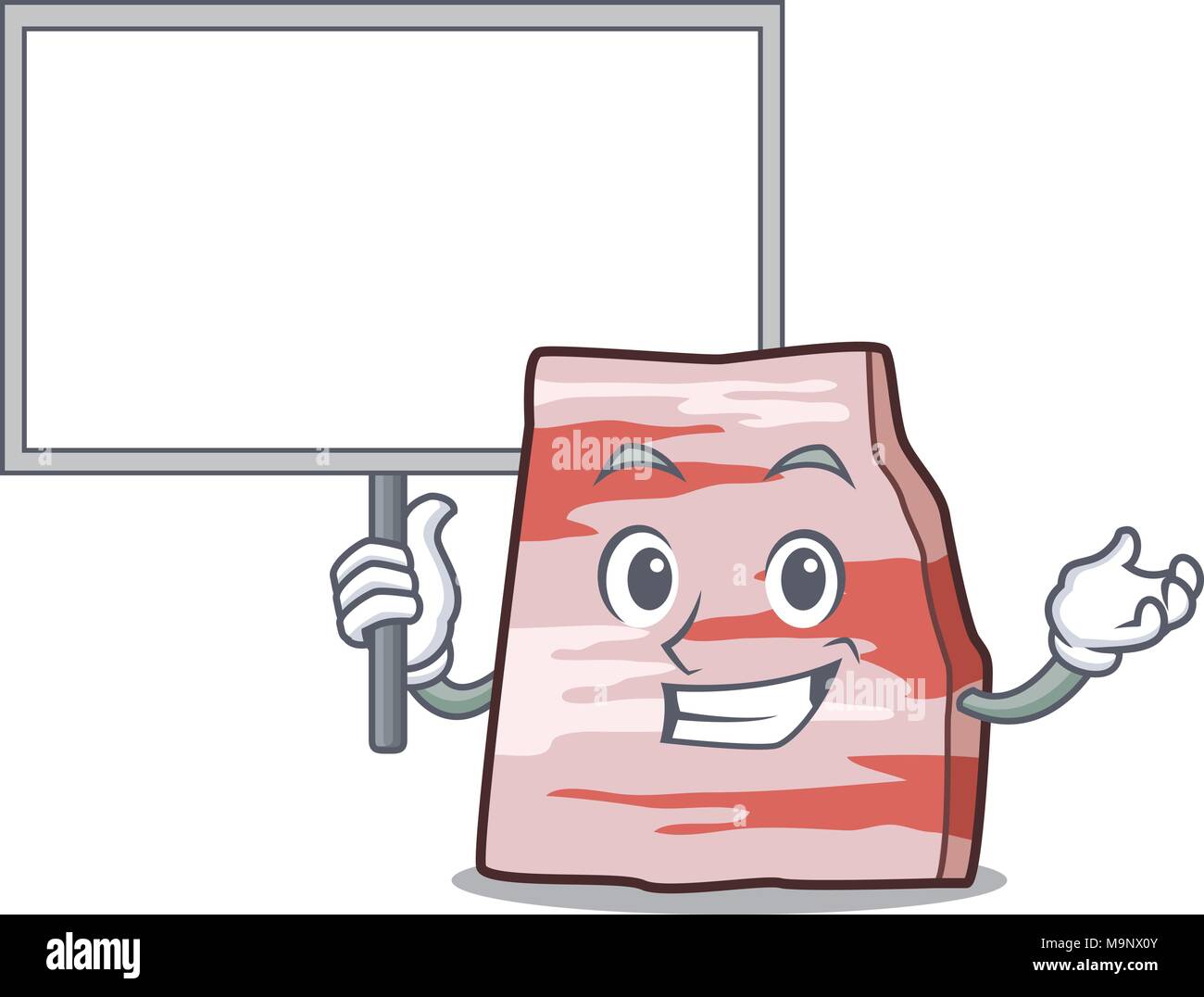 Bring board pork lard character cartoon Stock Vector Image & Art - Alamy
