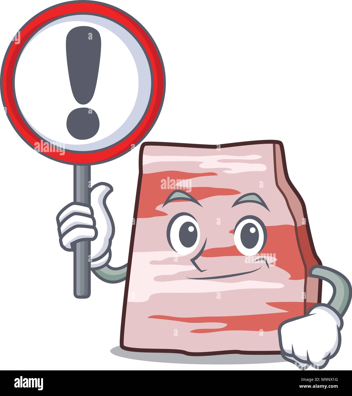 With sign pork lard character cartoon Stock Vector Image & Art - Alamy