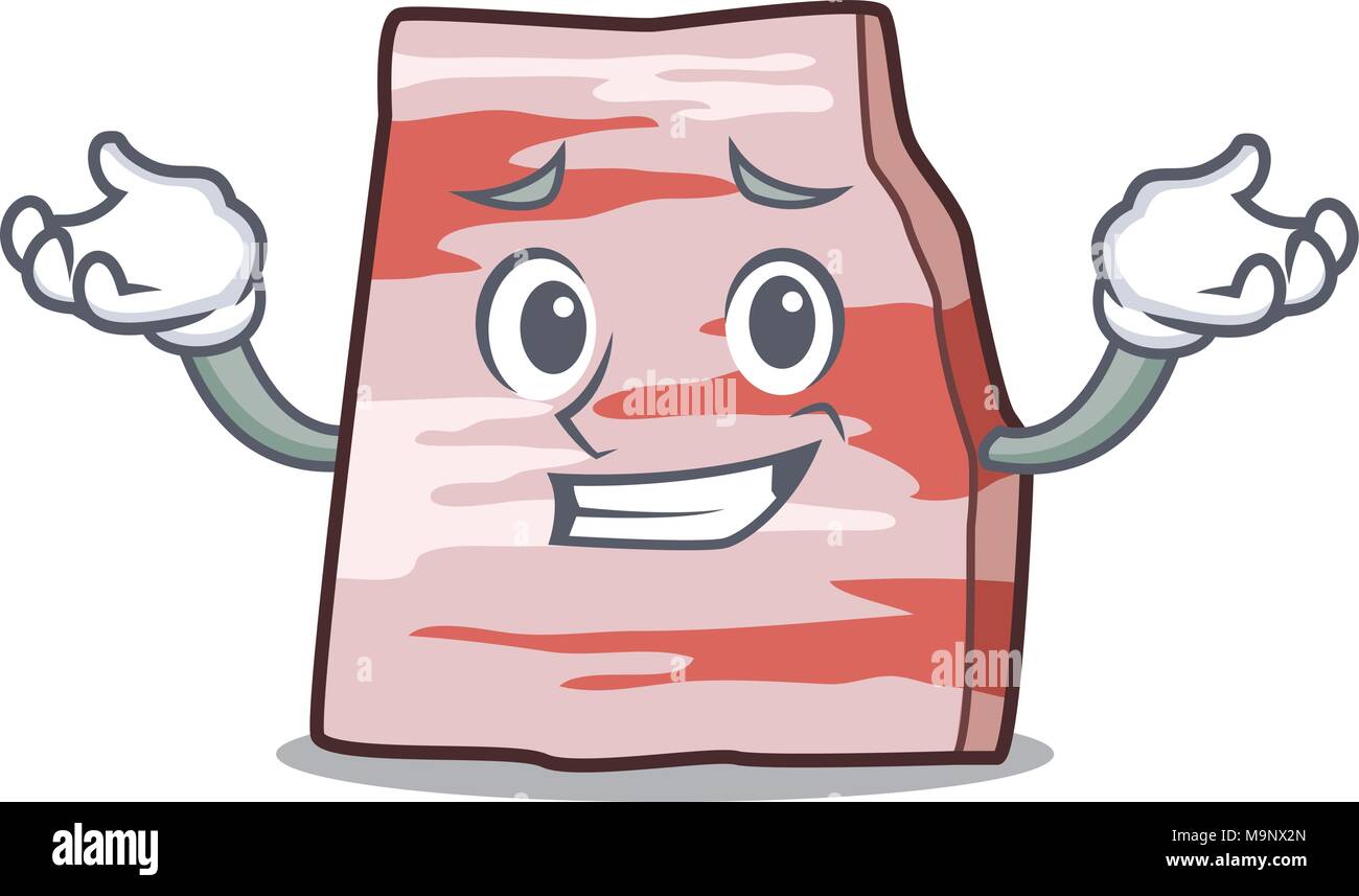 Grinning pork lard character cartoon Stock Vector Image & Art - Alamy