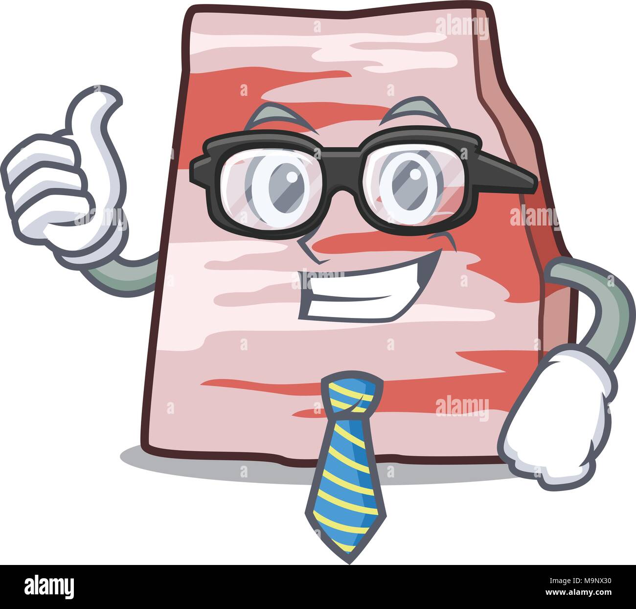 Businessman pork lard character cartoon Stock Vector Image & Art - Alamy