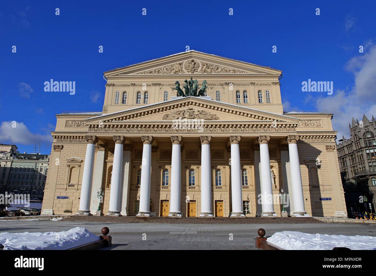 The famous Bolshoi Theatre in Moscow, Russia Stock Photo - Alamy