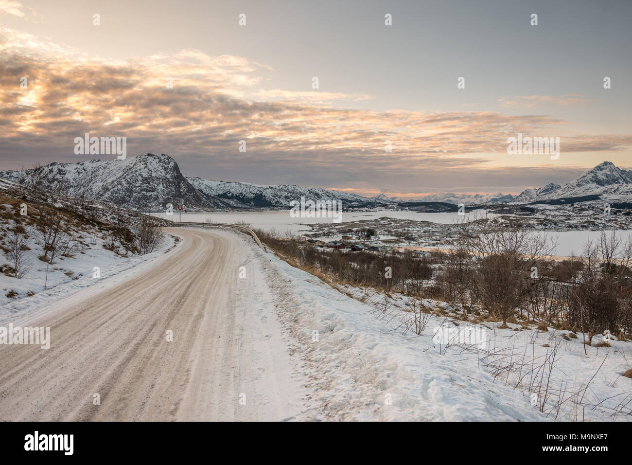 Lofoten is an archipelago in Norway. Its known for its dramatic scenery ...
