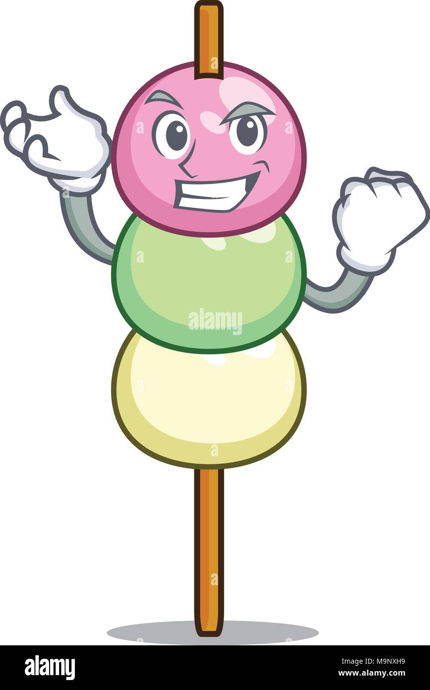 Successful dango character cartoon style Stock Vector Image & Art - Alamy