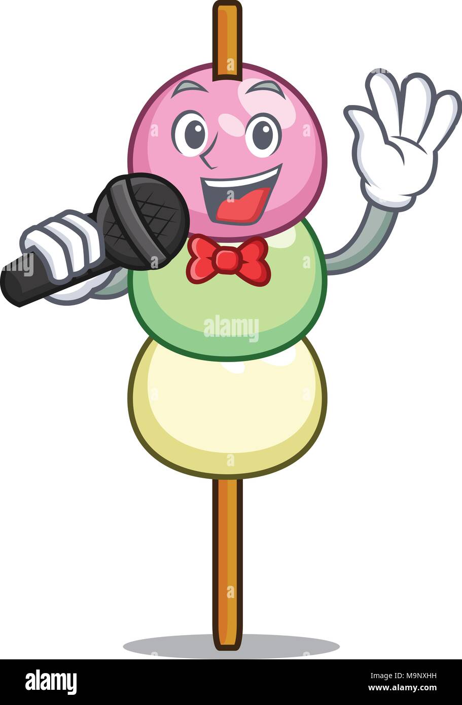 Singing karaoke china Stock Vector Images - Alamy