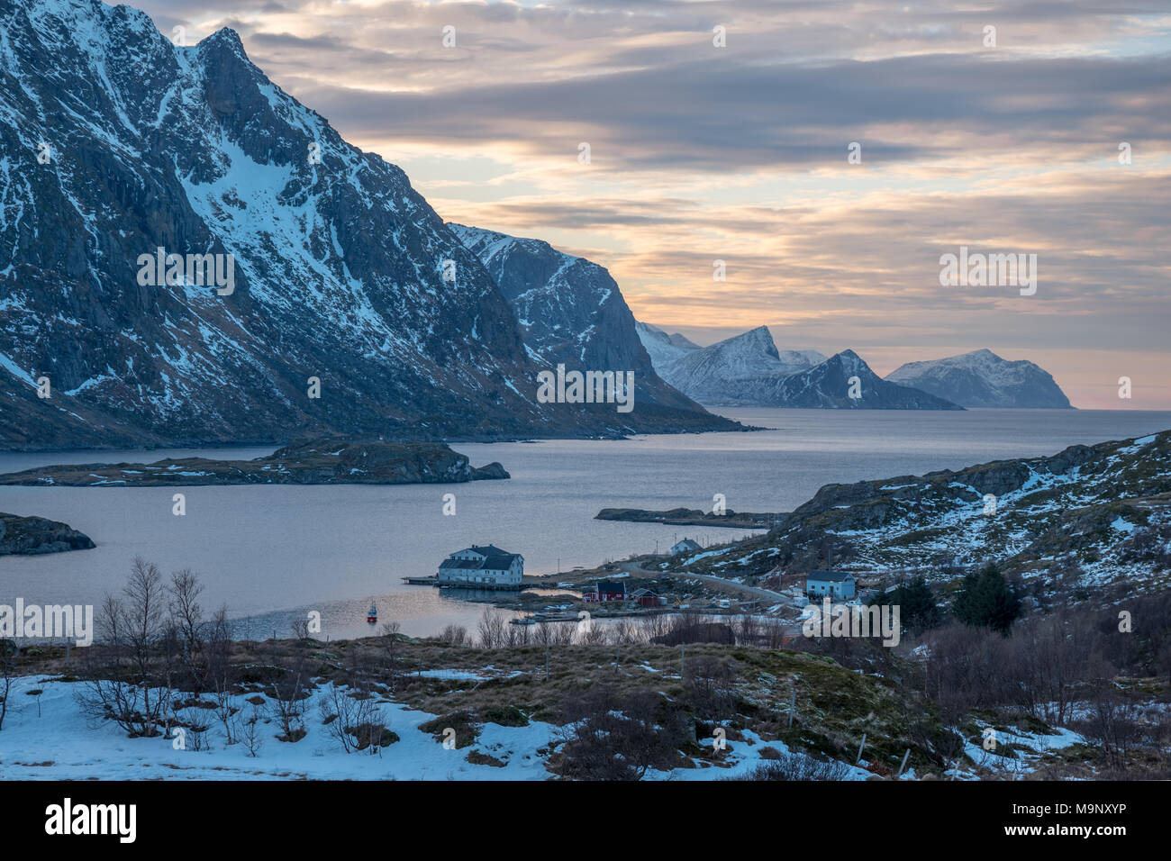 Lofoten is an archipelago in Norway. Its known for its dramatic scenery ...