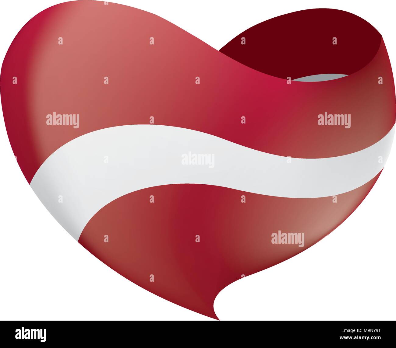 Latvia heart Stock Vector Images - Alamy