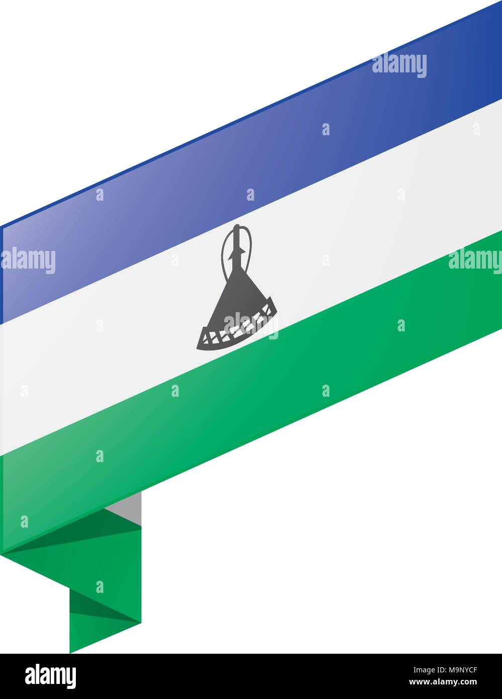 Lesotho flag, vector illustration Stock Vector Image & Art - Alamy