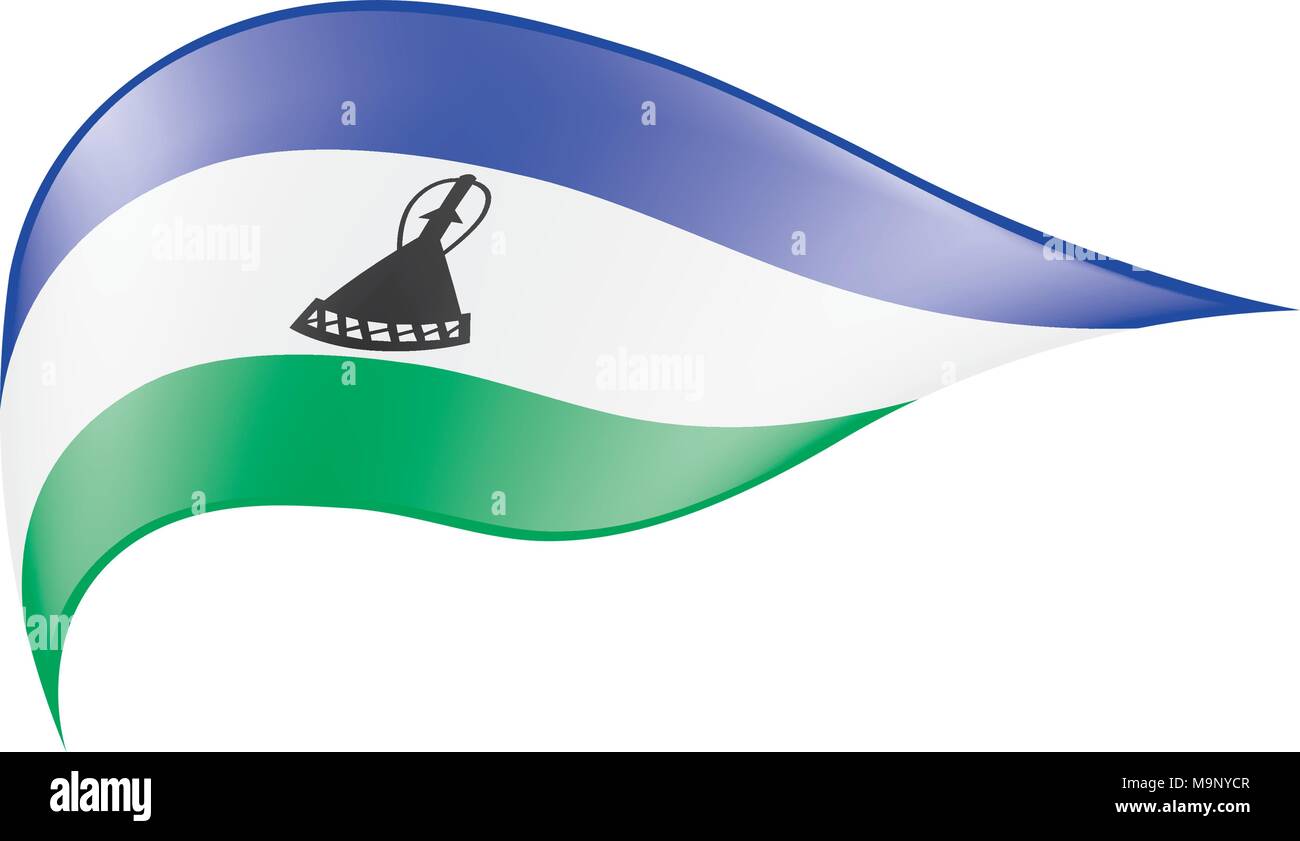 Lesotho flag, vector illustration Stock Vector Image & Art - Alamy