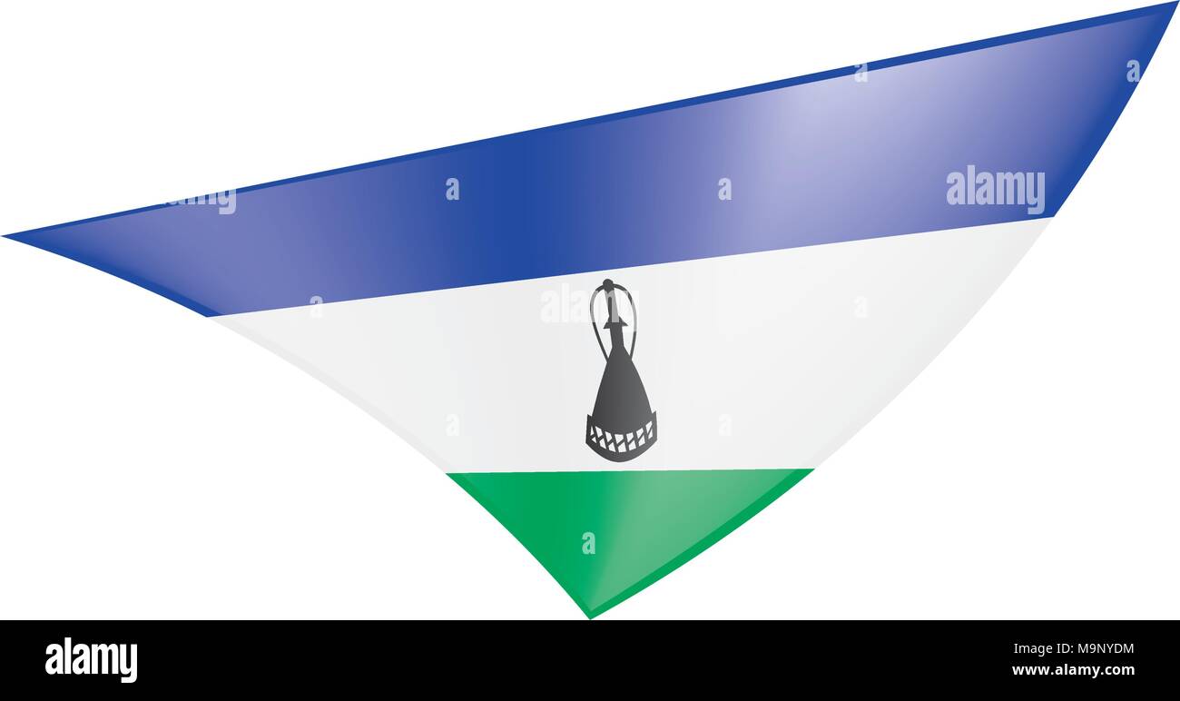 Lesotho flag, vector illustration Stock Vector Image & Art - Alamy