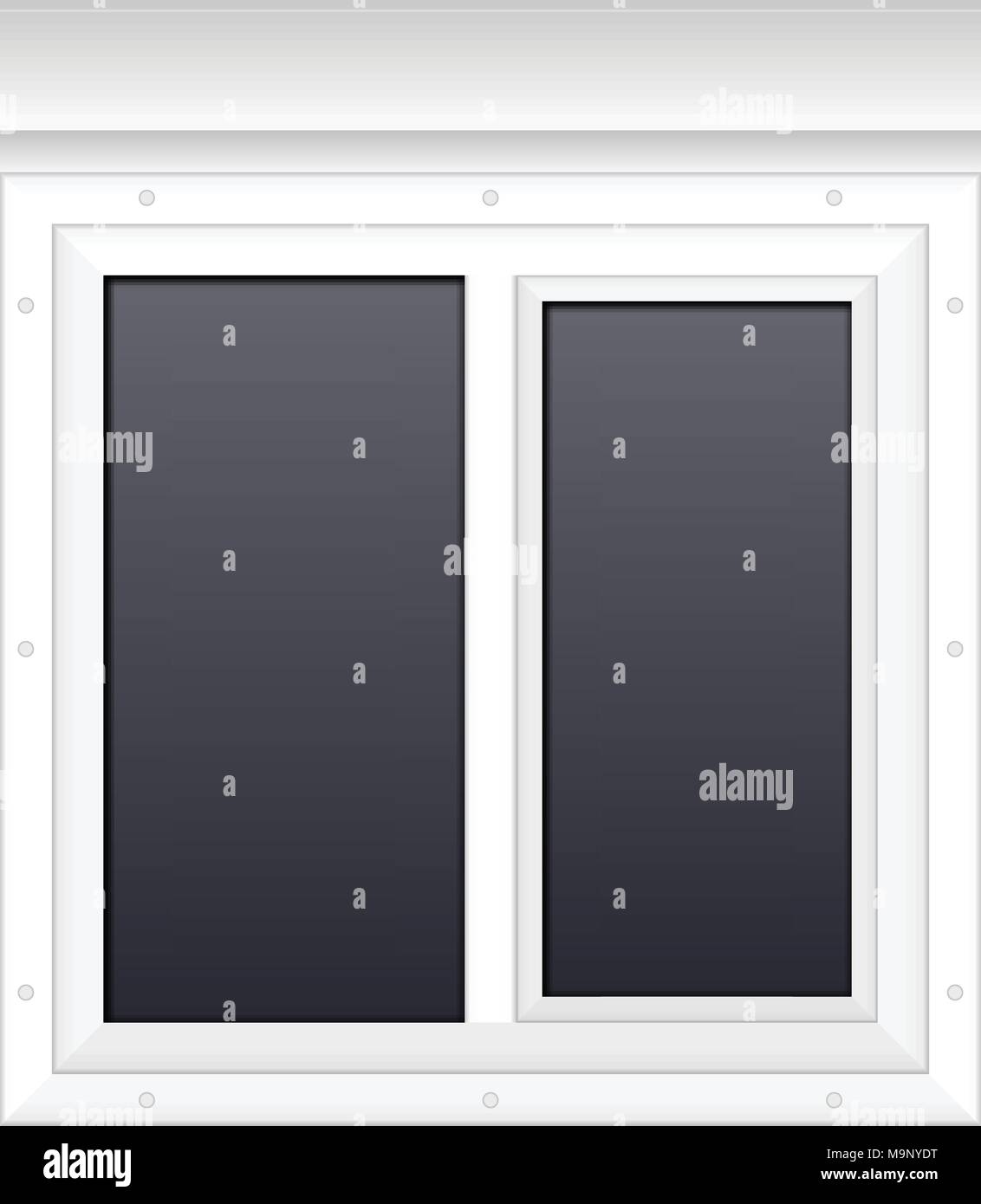 Steel window frame Stock Vector Images - Alamy