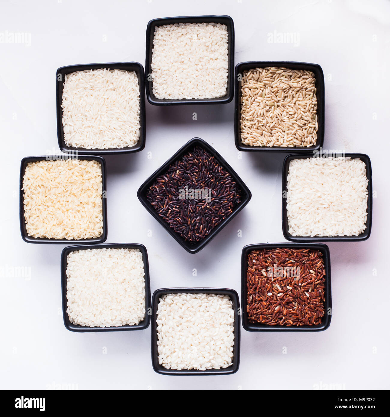 Various types of rice Stock Photo - Alamy