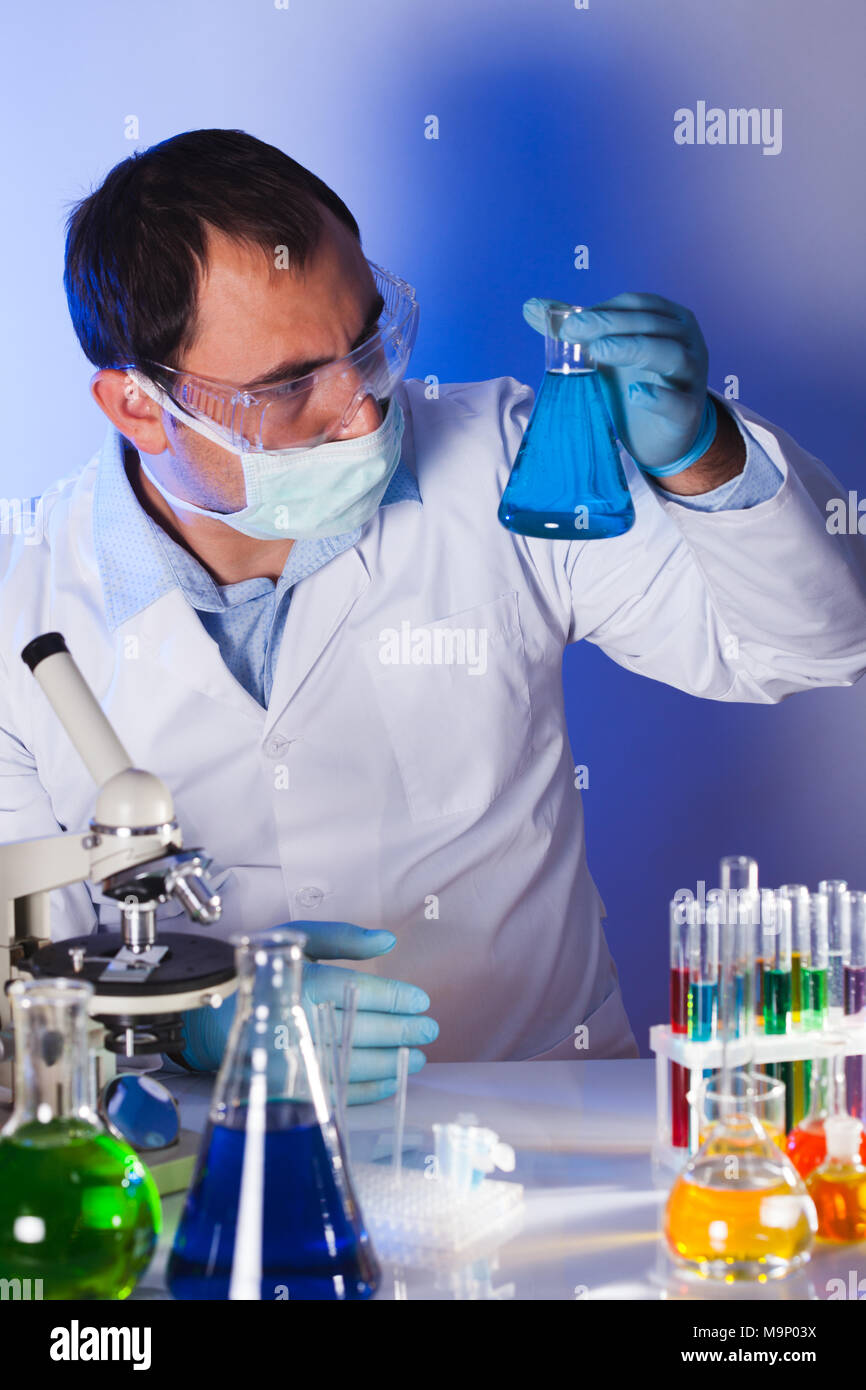 Scientist at the work Stock Photo - Alamy