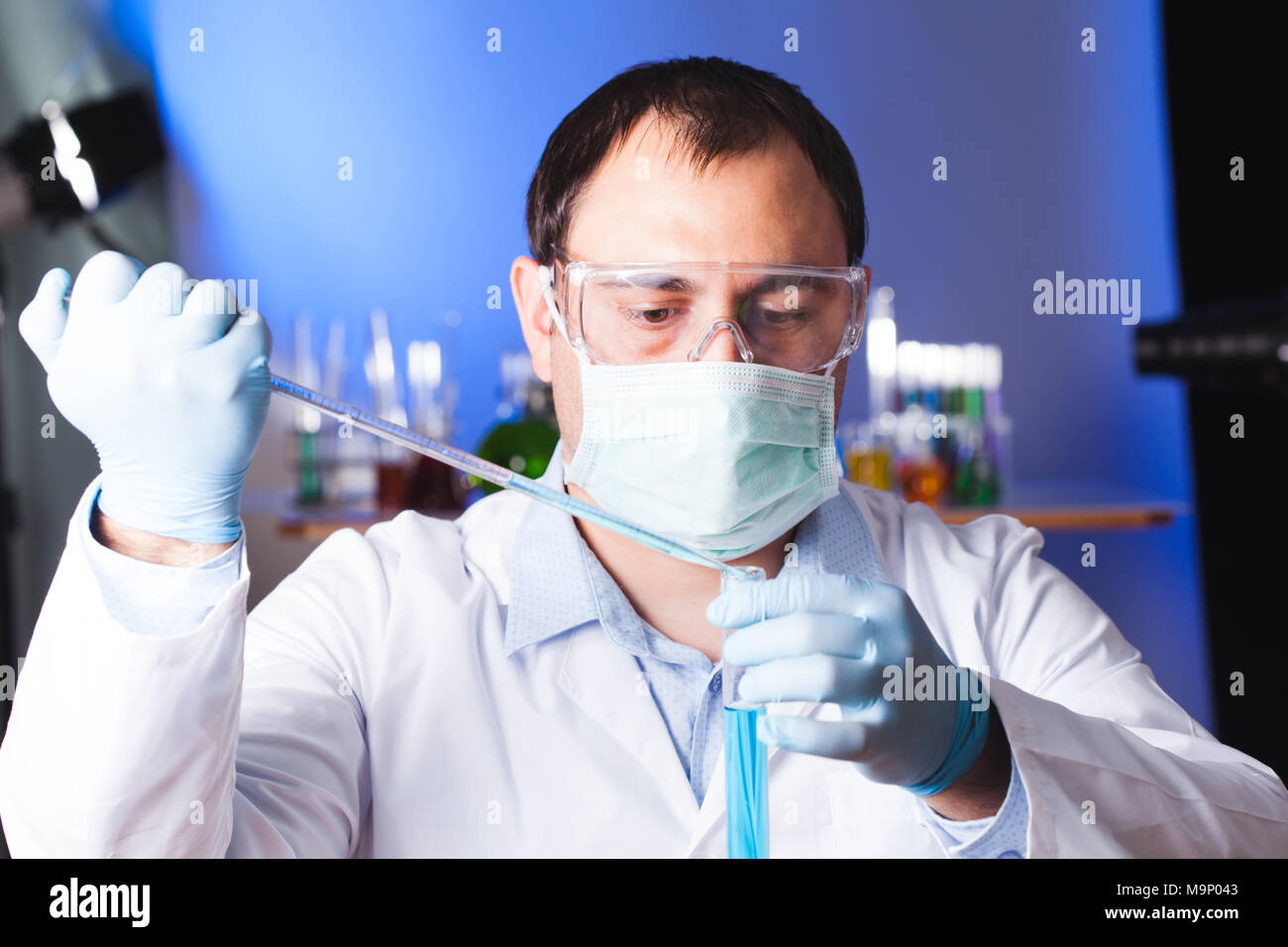 Scientist at the work Stock Photo - Alamy