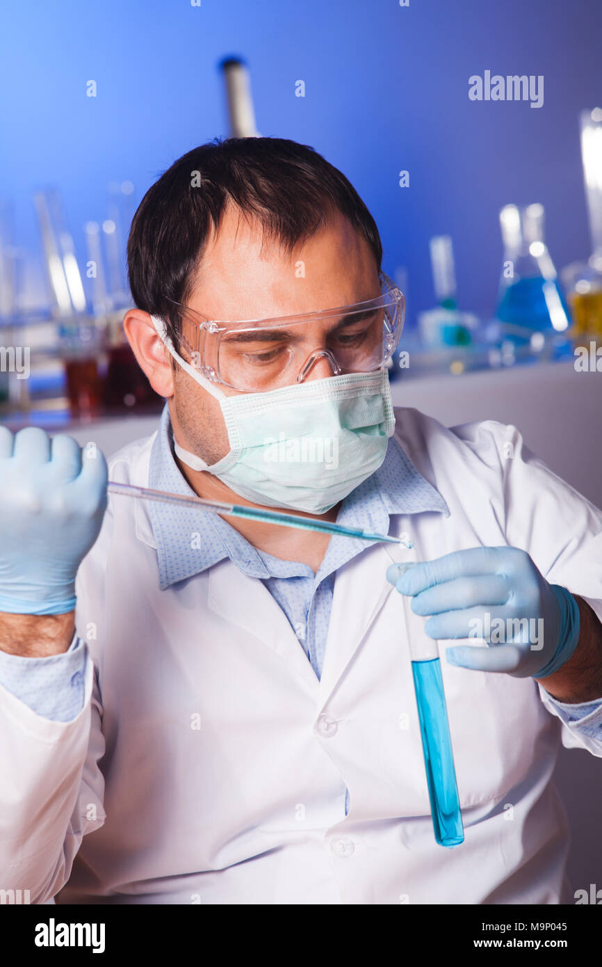 Scientist at the work Stock Photo - Alamy
