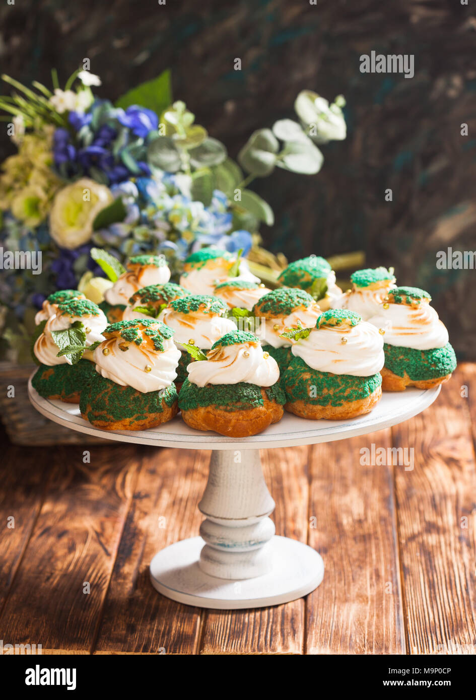 Sweet choux pastry Stock Photo - Alamy
