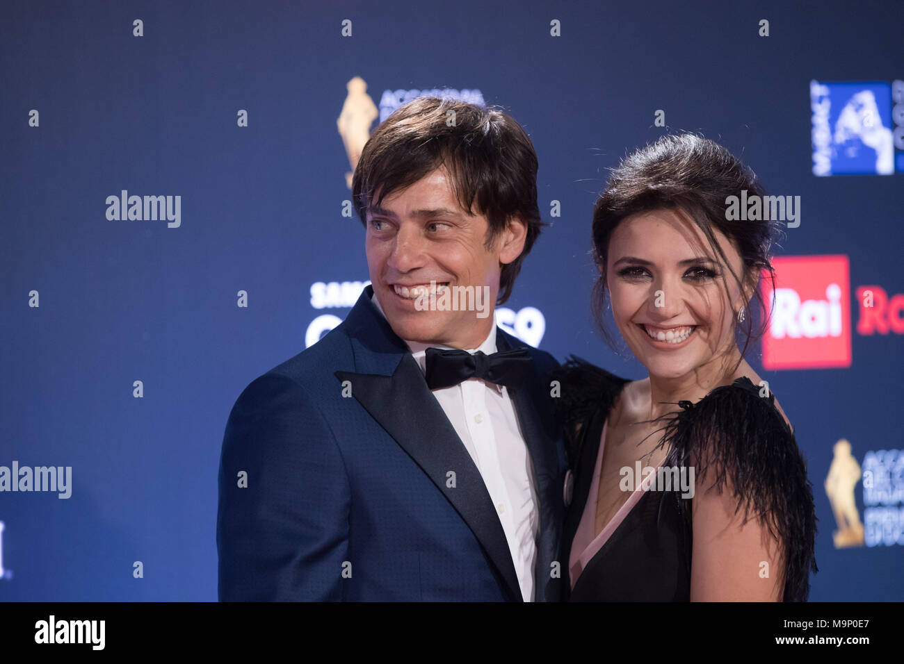 Red Carpet David di Donatello 2018 Stock Photo - Alamy