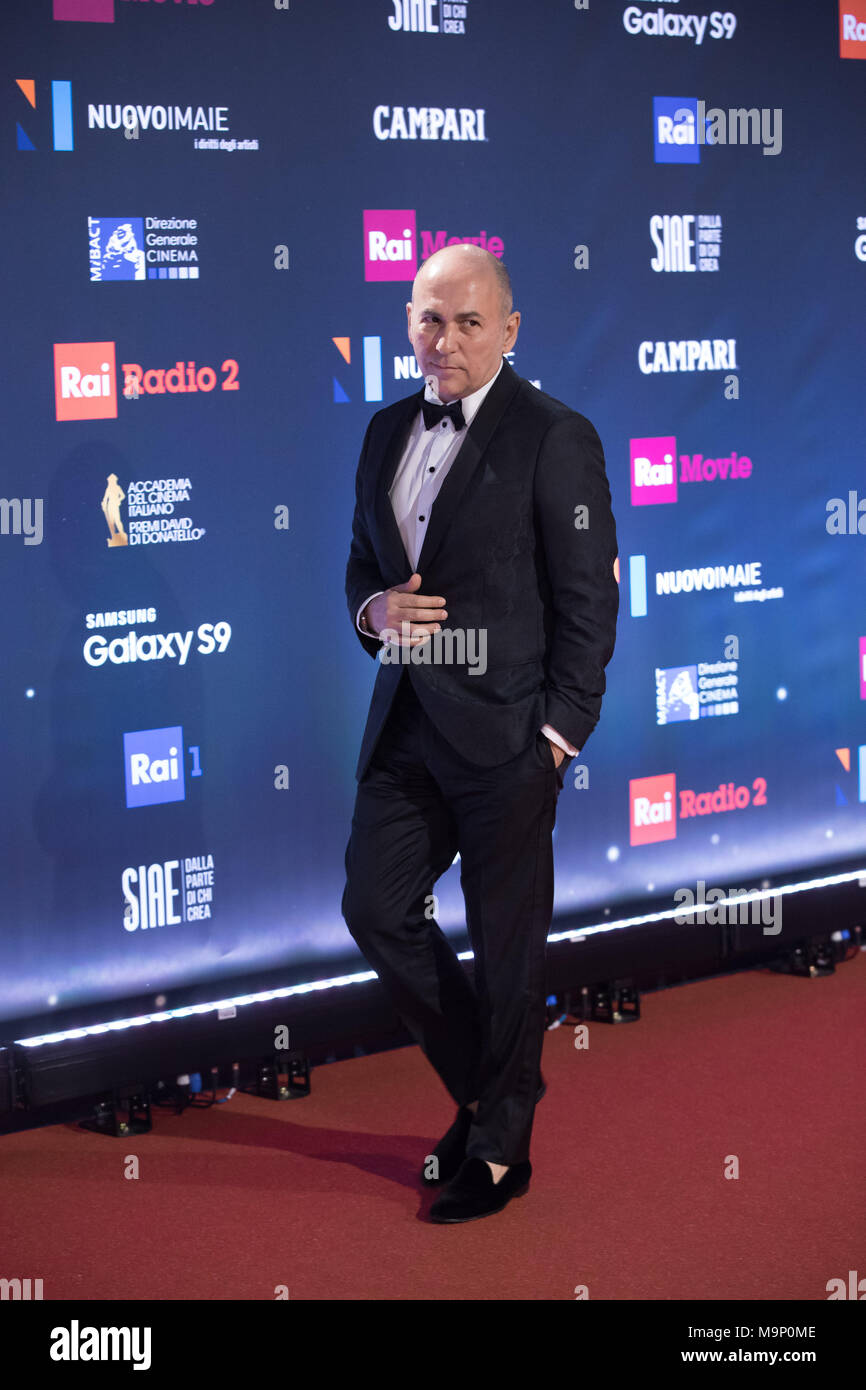 Red Carpet David di Donatello 2018 Stock Photo - Alamy