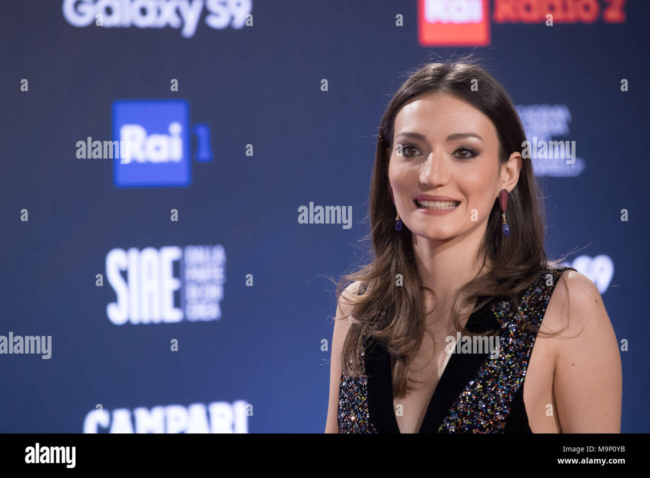 Red Carpet David di Donatello 2018 Stock Photo - Alamy
