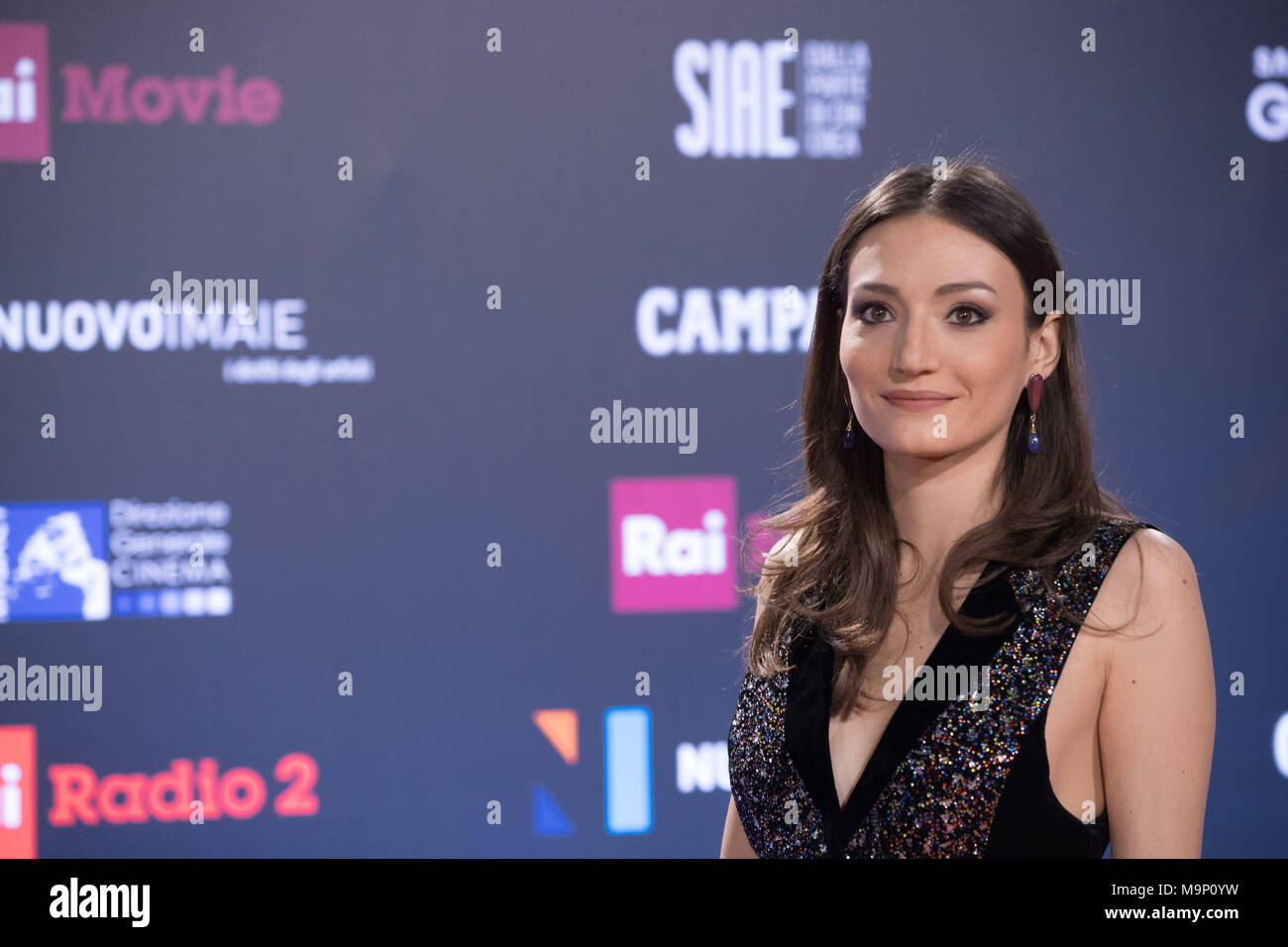 Red Carpet David di Donatello 2018 Stock Photo - Alamy