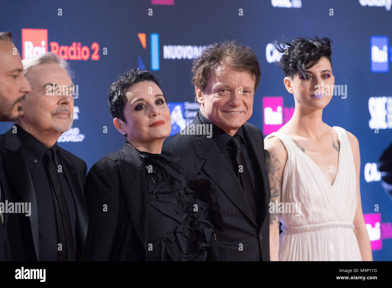 Red Carpet David di Donatello 2018 Stock Photo - Alamy