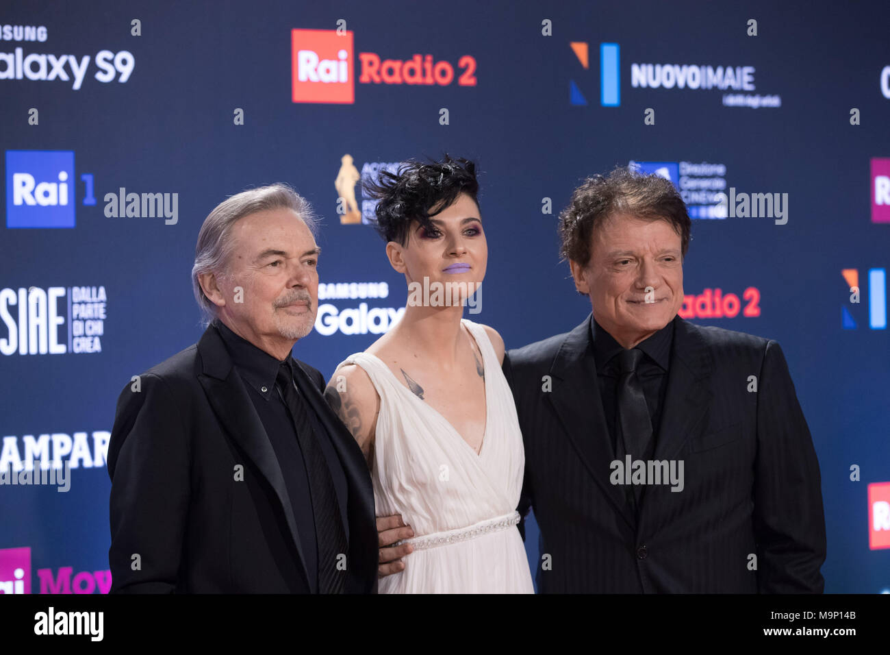 Red Carpet David di Donatello 2018 Stock Photo - Alamy