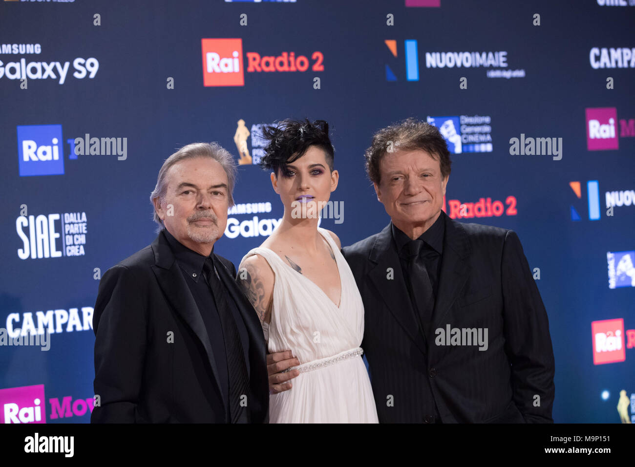 Red Carpet David di Donatello 2018 Stock Photo - Alamy