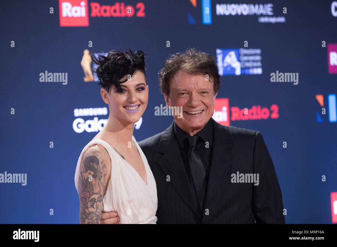 Red Carpet David di Donatello 2018 Stock Photo - Alamy