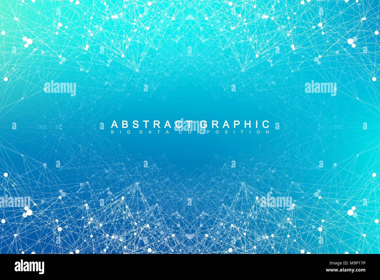 Big data visualization. Graphic abstract background communication ...