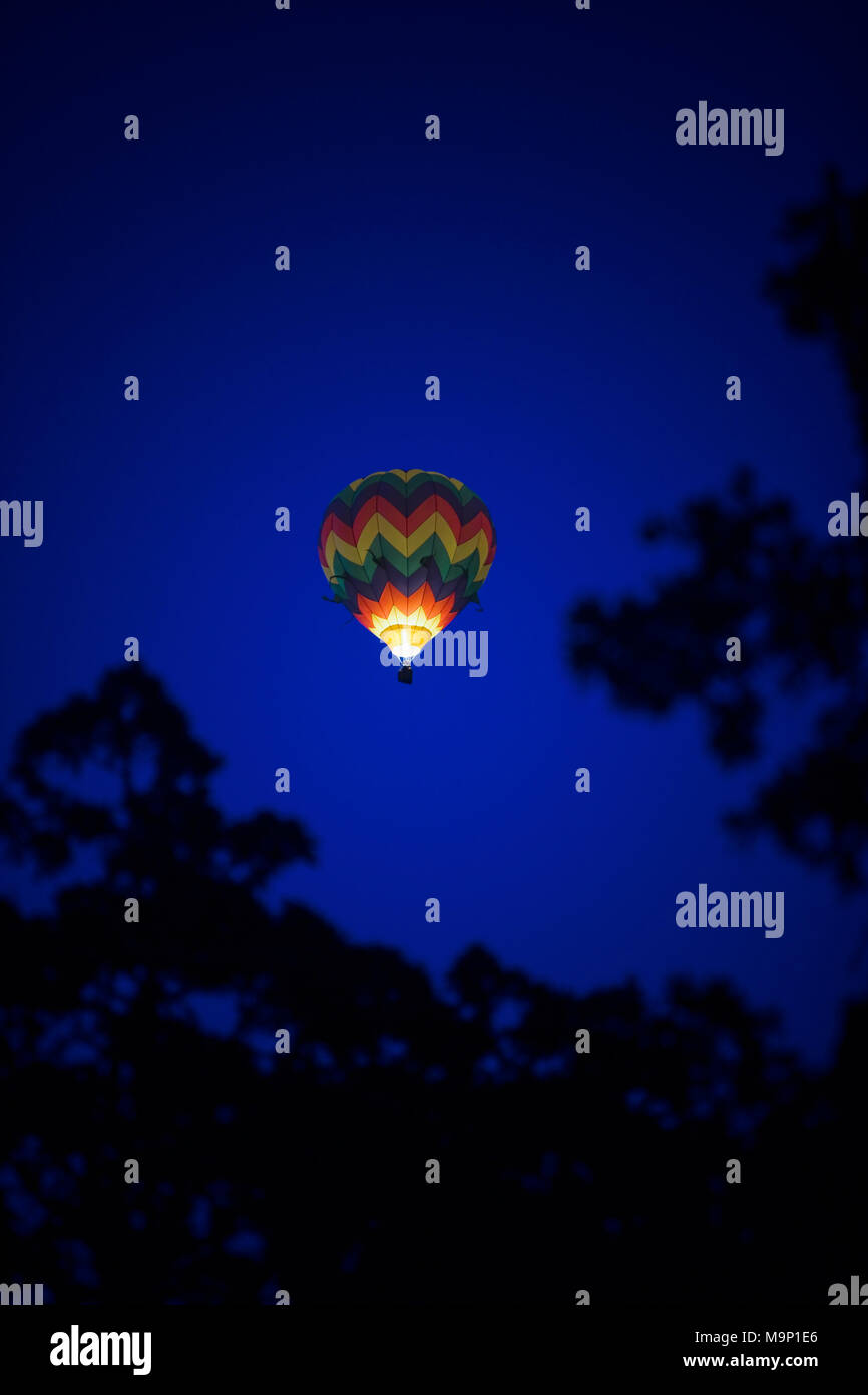 A balloon overhead in the early morning light the Sonoma County Hot Air ...