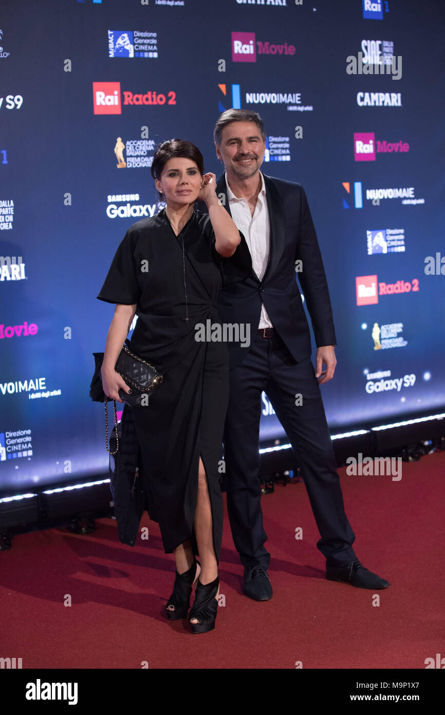 Red Carpet David di Donatello 2018 Stock Photo - Alamy