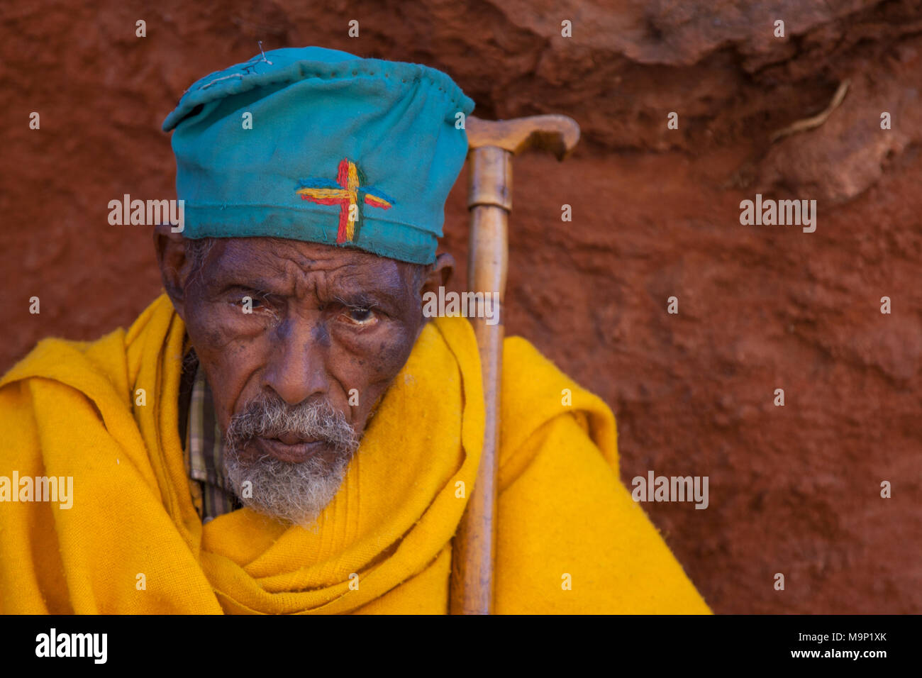 Coptic priest, portrait, Lalibela, Ethiopia Stock Photo - Alamy