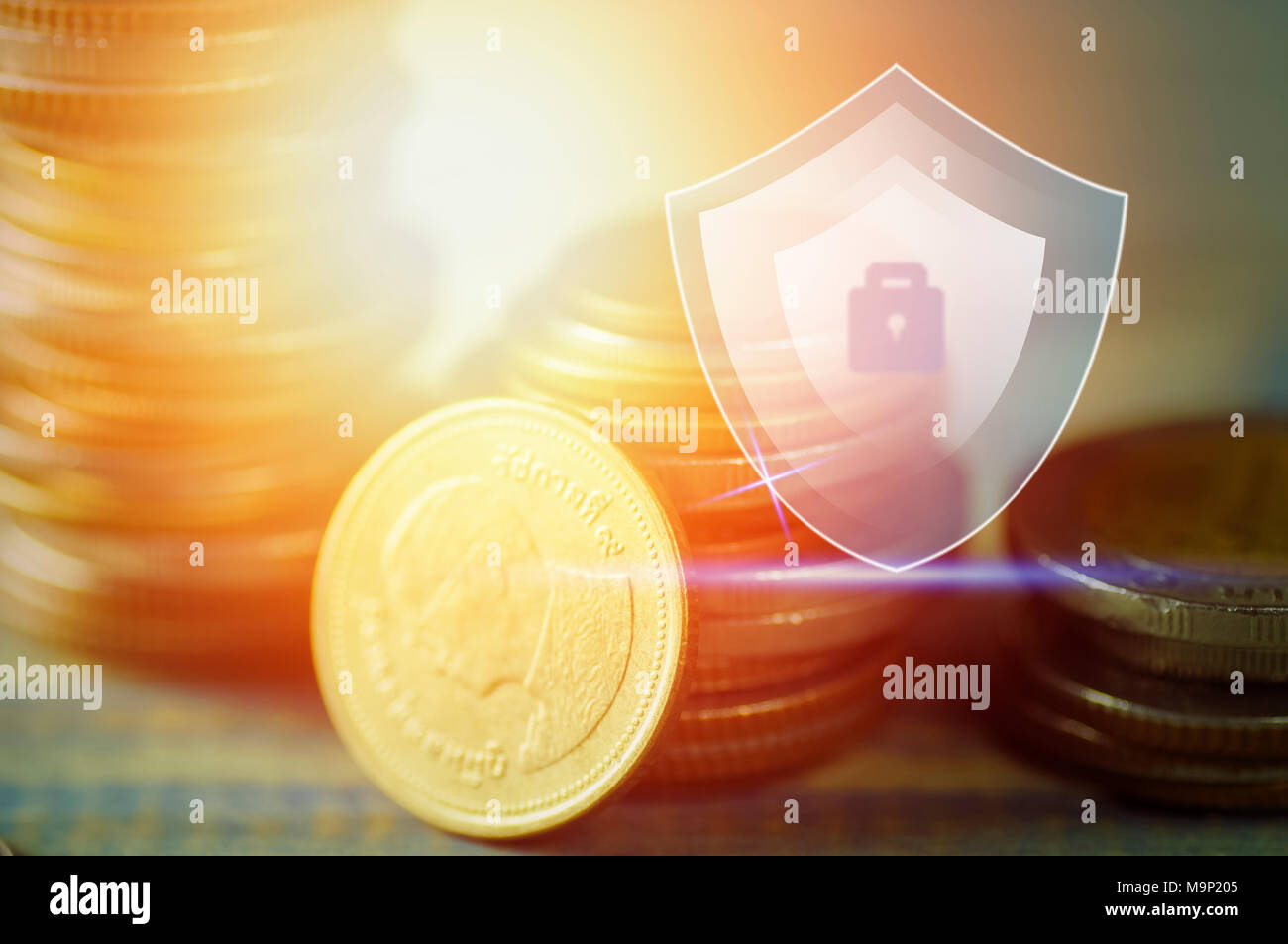 Coin lock money protection hi-res stock photography and images - Alamy