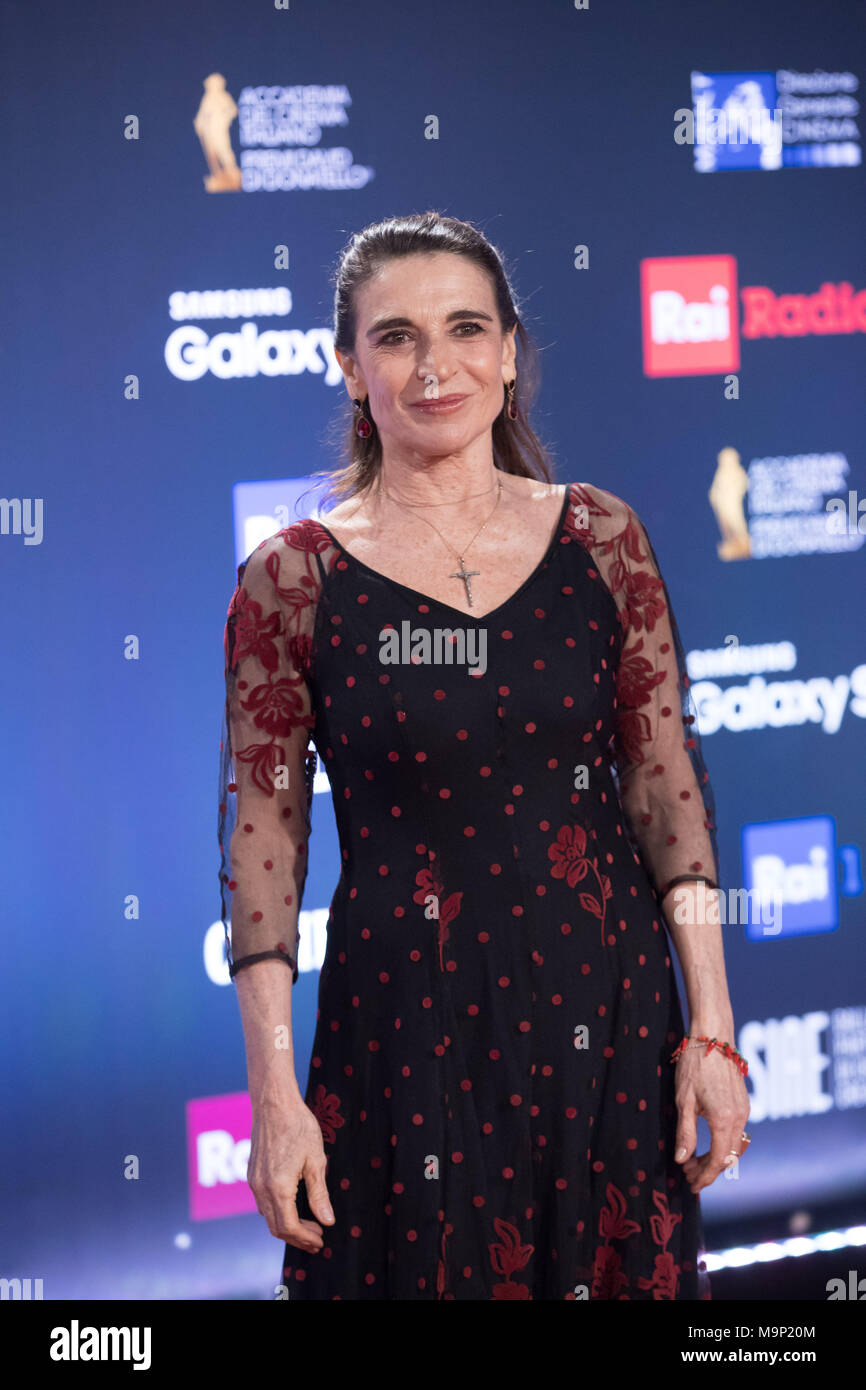 Red Carpet David di Donatello 2018 Stock Photo - Alamy