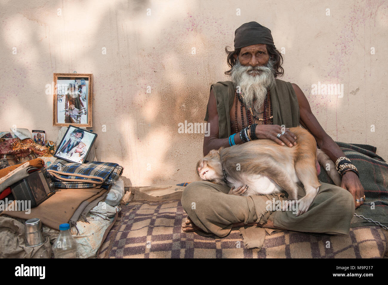 Monkey man india hi-res stock photography and images - Alamy