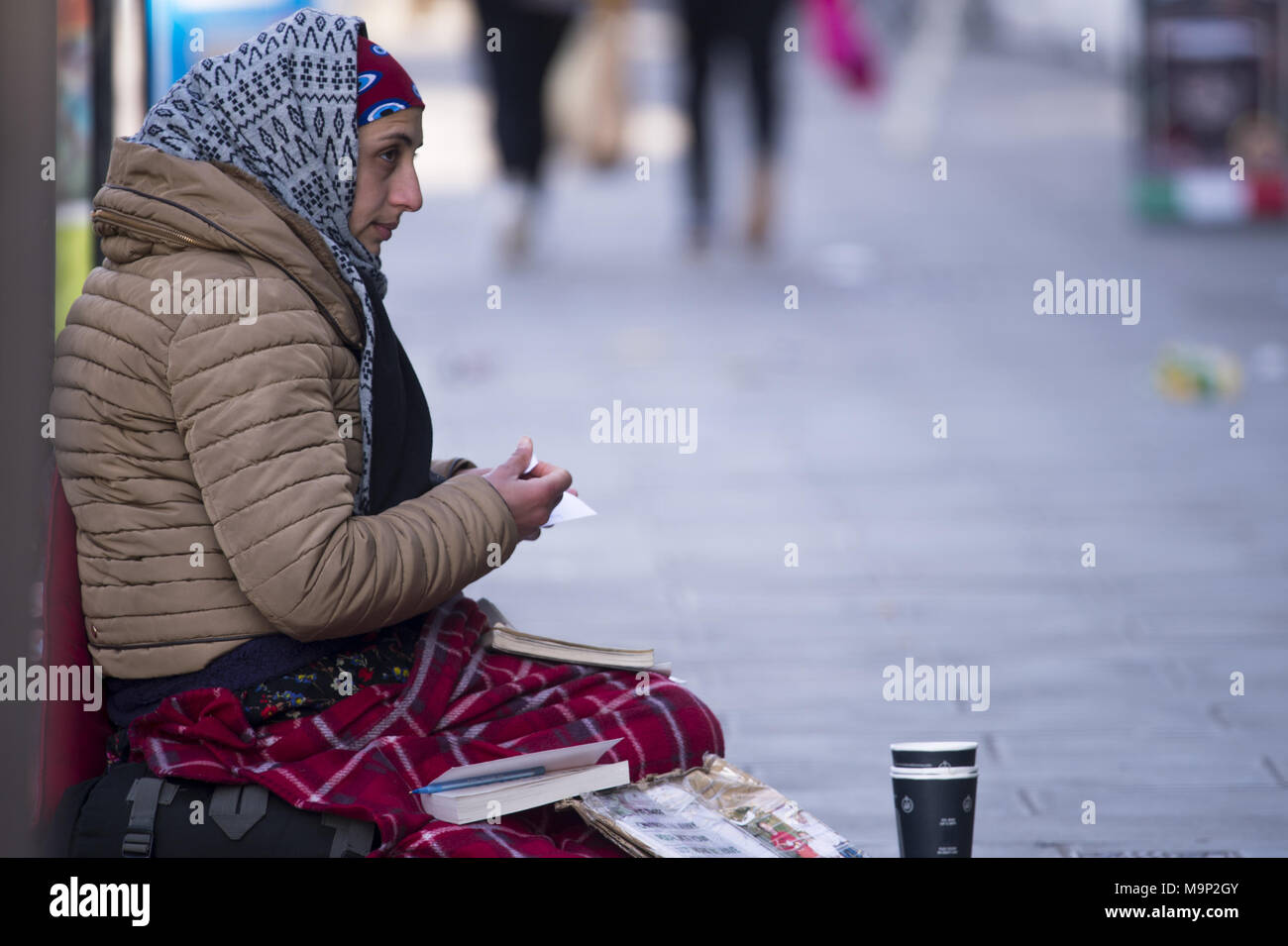 Homelessness in Scotland's capital Edinburgh. Featuring: Homeless ...