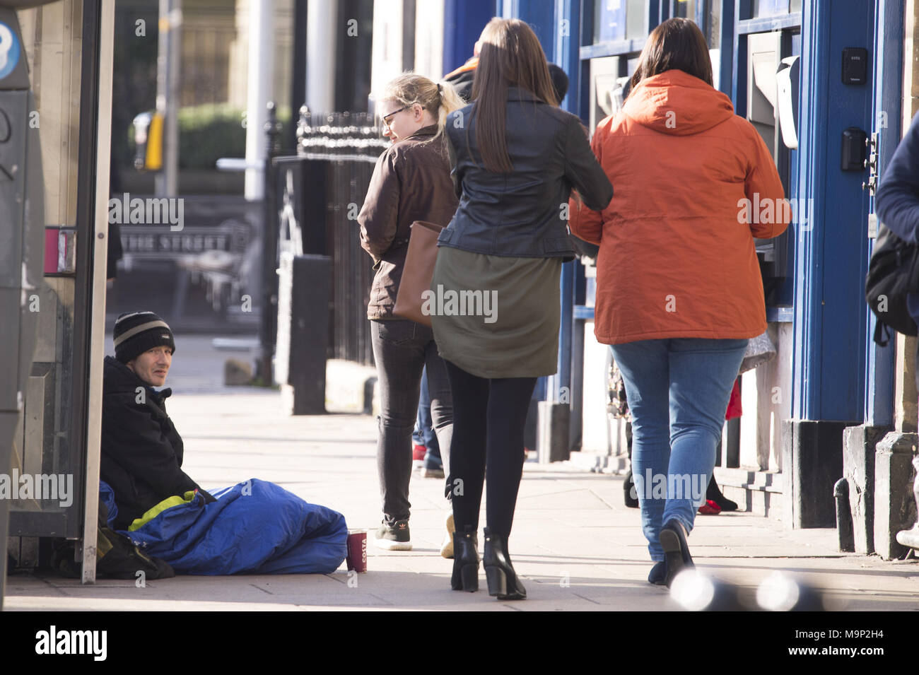Homelessness in Scotland's capital Edinburgh. Featuring: Homeless ...
